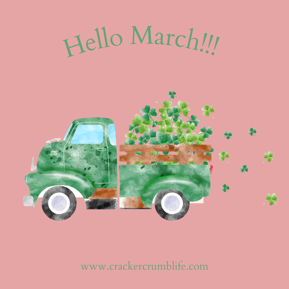 Hello March! – Still Life, With Cracker Crumbs..