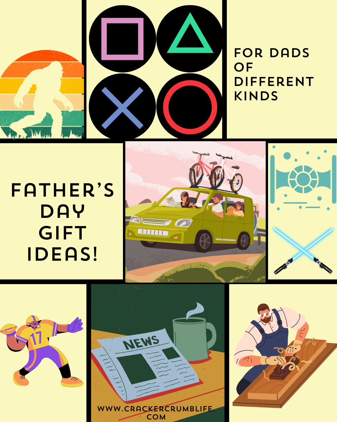 Father’s Day Gift Ideas! – Still Life, With Cracker Crumbs..